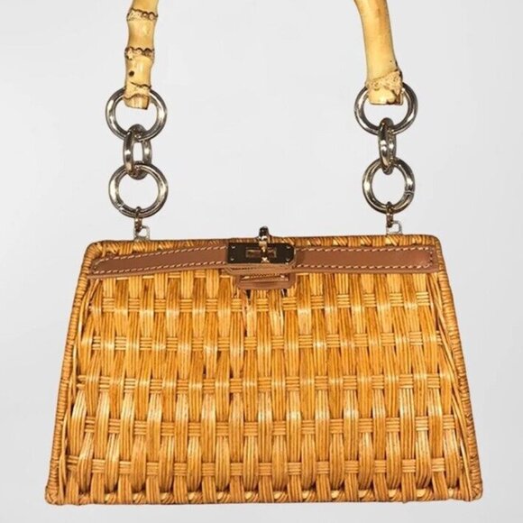 Serpui | Bags | Serpui Chiara Top Handle Bag In Beige Light Honey Msrp ...